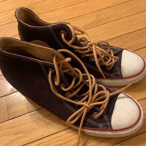 Converse | Shoes | Converse Chuck Taylor All Star Lux Purple Suede ...